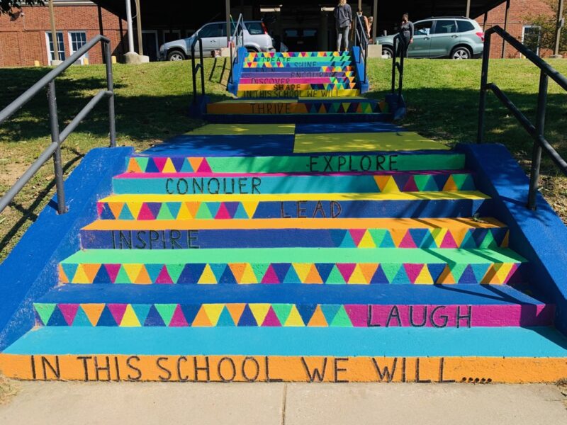 This Entrance makes a Statement!! - Art with a Heart